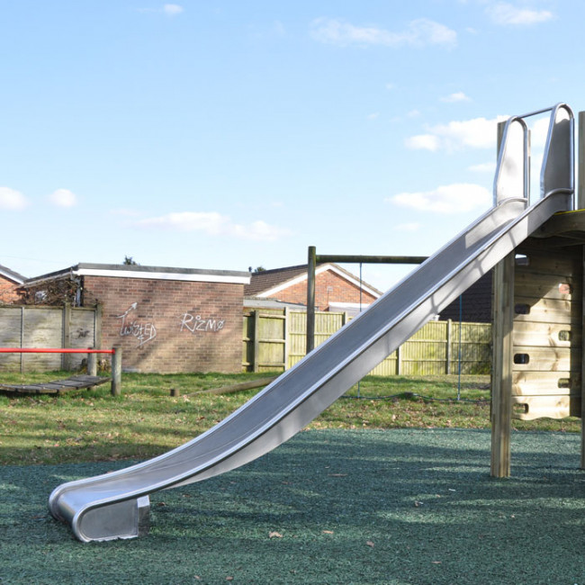 Playground Stainless Steel Platform Slide Safety Wings | Online Playgrounds